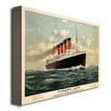 Trademark Art "Cunard Line, 1908" Canvas Wall Art by Fred Pansing ...