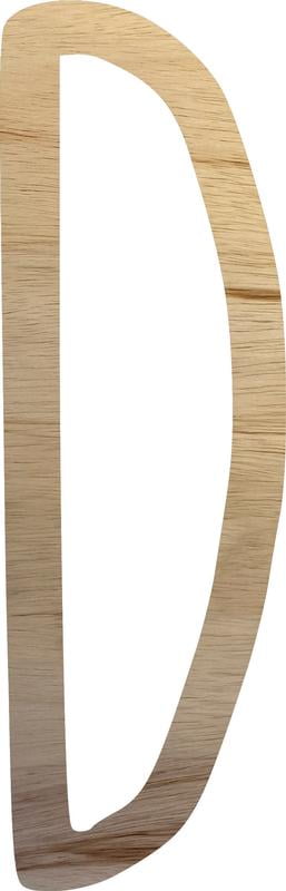 Craft Wood Blank Letters, Wooden 8'' tall Alphabet Letter D, DIY ...