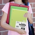 Mead Spiral Notebook 1 Subject College Ruled 8 X 10 12 6 Pack Pastel