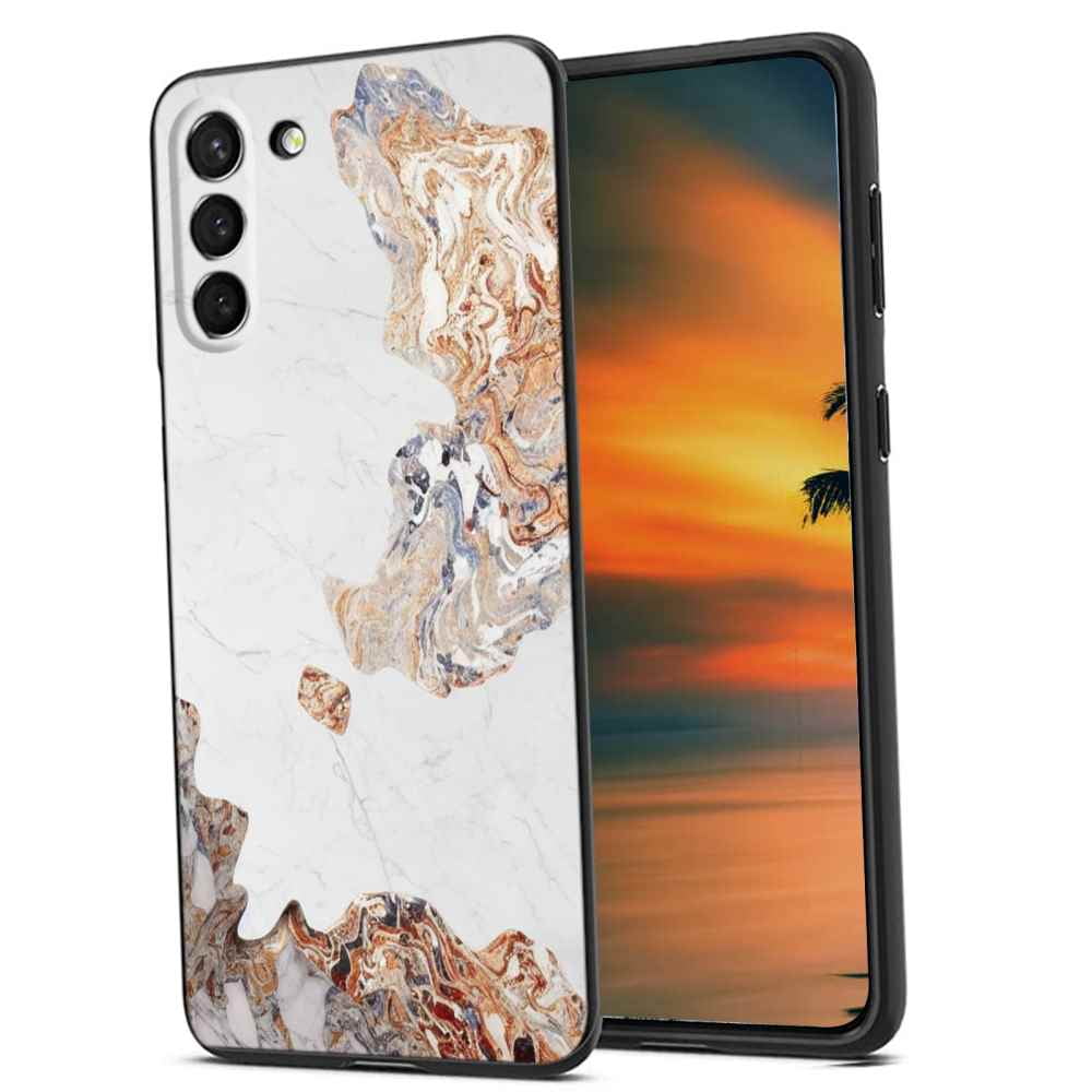 Compatible with Samsung Galaxy S22+ Plus Phone Case, marble-2-130 Case ...