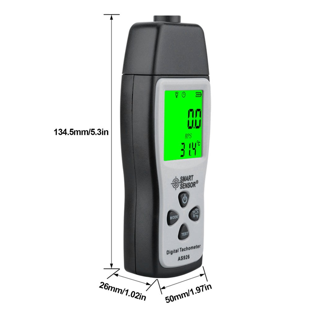 2022 NEW AS926 Photo Digital Tachometer RPM Rotational Tempo Meter ...