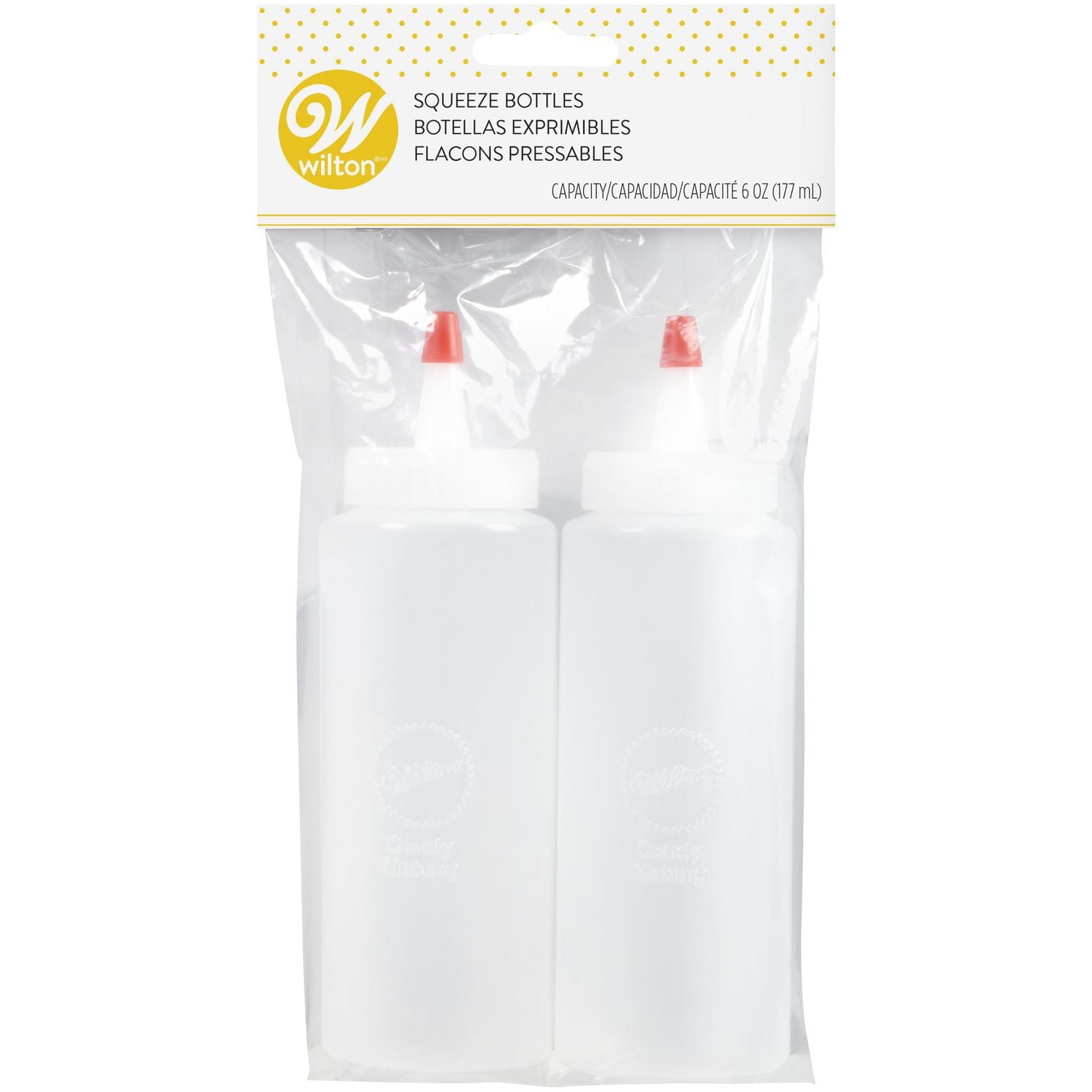Wilton Mini Squeeze Bottles 6 Oz