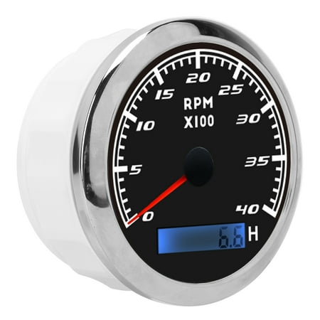 RPM Tachometer,85mm Boat Pointer Tachometer RPM Tacho Meter Pointer ...