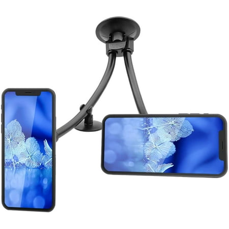 Dual Magnetic Car Phone Mount, Gooseneck Car Phone Holder for Truck ...