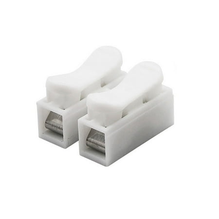 Youkk 100pcs Spring Quick Wire Connector Terminal Plug-in LED Strip ...