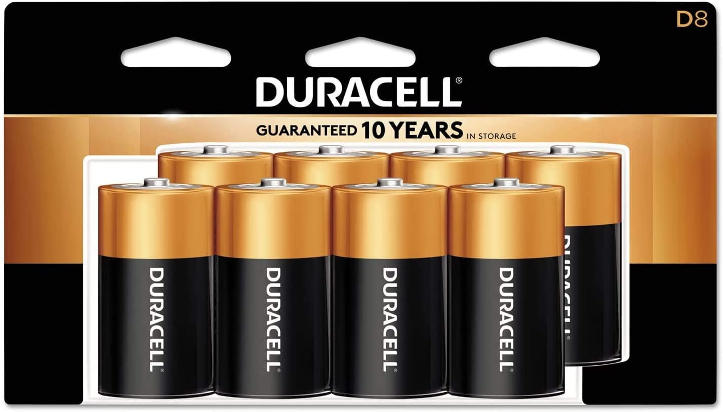 Duracell - CopperTop D Alkaline Batteries with recloseable Package ...