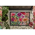 Carolines Treasures PPD3015JMAT Fanciful Flowers Door Mat Indoor Rug or ...