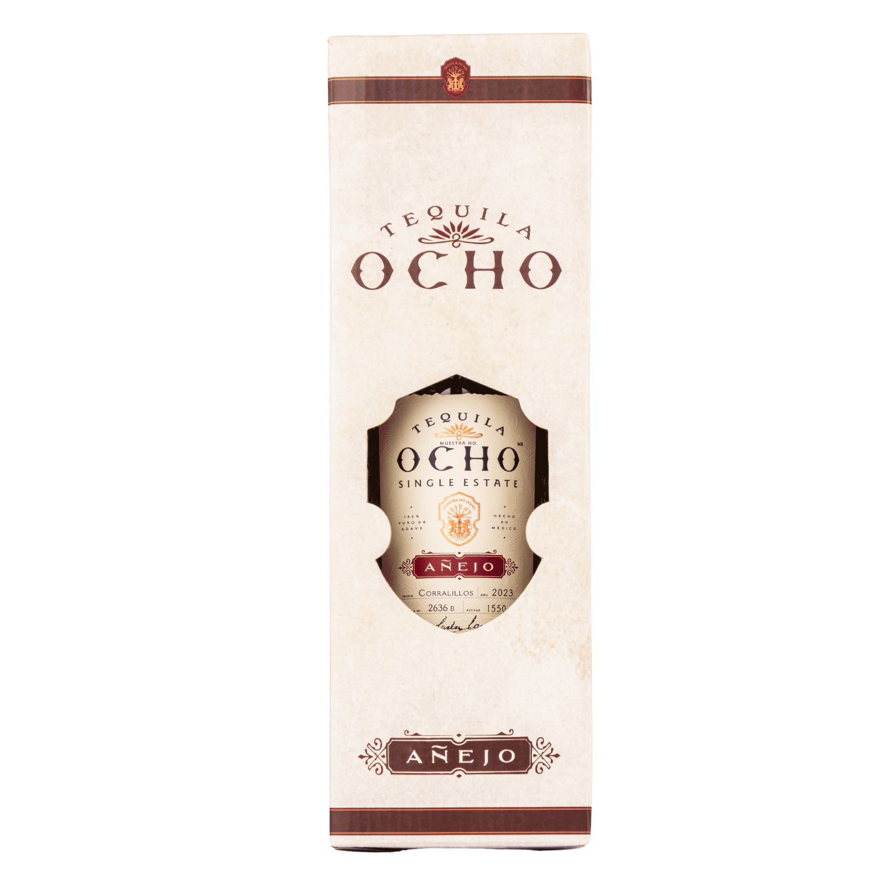 Tequila Ocho Añejo 750 Ml Con Vaso De Aluminio Ocho Tequila Añejo ...