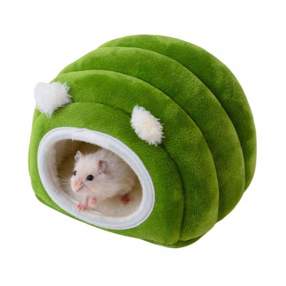 Rat Hamster Warm Bed House Cusion Fleece Hut Hanging Hammock Cute Toy ...