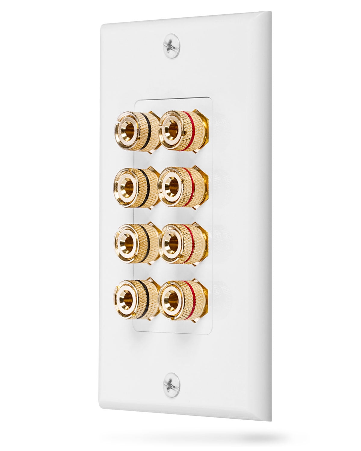 Fosmon (Quad Speaker) Home Theater Wall Plate - Gold Plated Copper ...