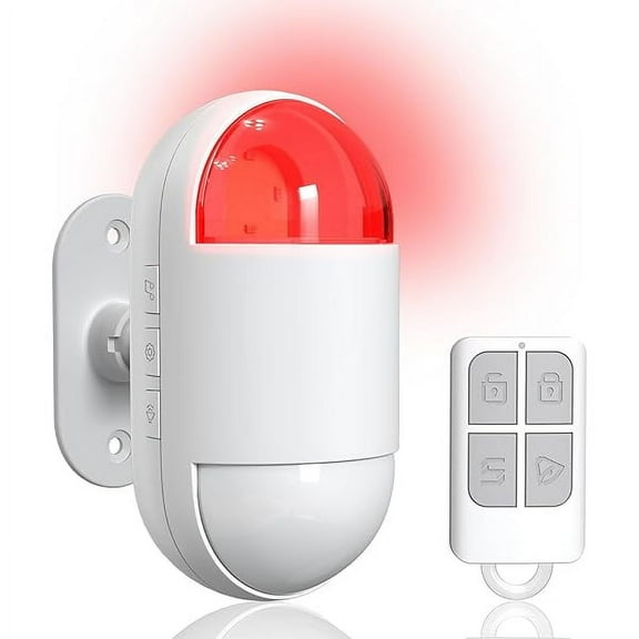 eMACROS Solar Powered Wireless Driveway Alarm, 1/2 Mile Range, Outdoor ...