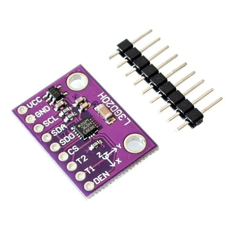 L3GD20H 3-Axis High Precision Gyroscope Sensor Module Development Board ...