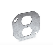 RACO Galvanized Zinc Electrical Box Cover, Box Type: Square, Number of ...