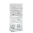 Seny Set of 4 Stackable Bird Cage for Canaries, Finches, Small Birds ...
