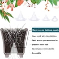 40 Pieces Upgraded Cone Flower Pot Hole Mesh Pad DIY Planter Bottom ...