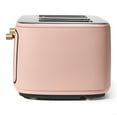 Beautiful 4-Slice Toaster with Touch-Activated Display, Rose by Drew ...