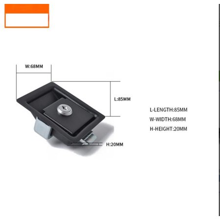 Trailer Locking Tools, Paddle Lock Handle Door Lock with Carbon Steel ...