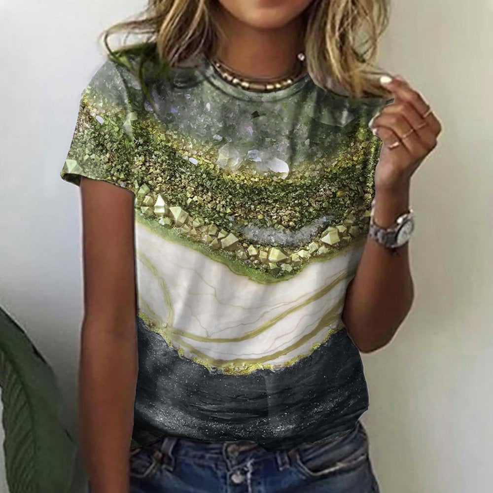 Click here for Deelleeo Womens Clearance T-Shirt Casual Loose Flo... prices