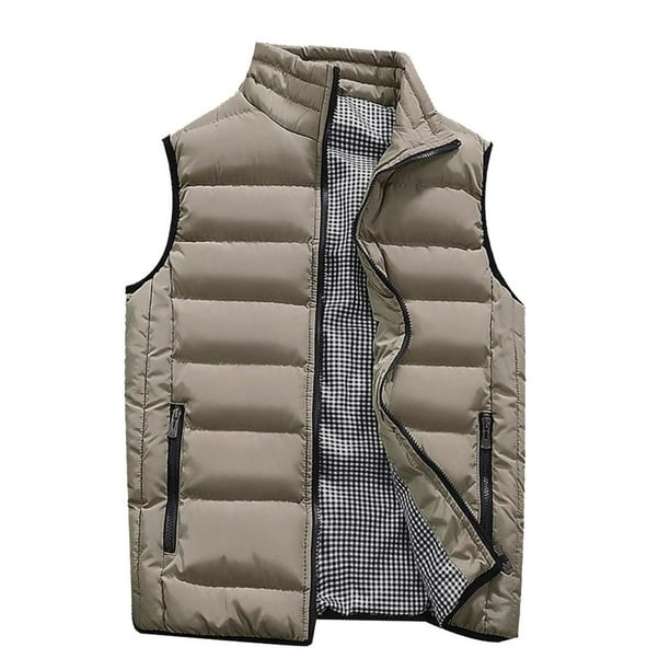 Winter Puffer Vest For Men Lightweight Clearance Men Autumn Winter Coat