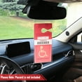 Plastic Handicap Placard Holder Cover Protector for Car Parking Permit ...