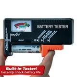 Battery Daddy, Double-Sided Battery Storage System with Tester, Holds ...