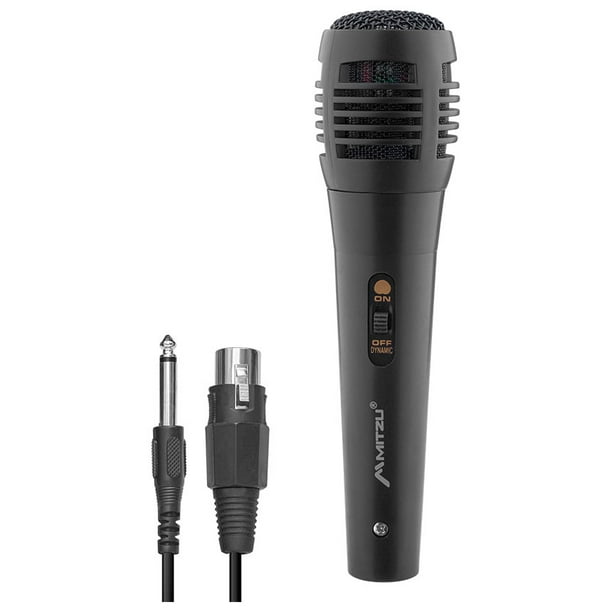 Micrófono clásico unidireccional alámbrico Mitzu 12-1901 | Walmart en línea