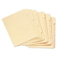 Oxford Write-On Tab Dividers, 5-Tab, 11 x 8.5, Manila, 20 Sets, Each ...
