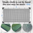 90% Blackish Green Shade Cloth, 10x16FT Resistant Garden Sun Shade Net ...