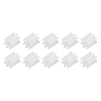 Uxcell 50 Pcs Plastic Gears 8 Teeth Plastic Motor Gear Model 82A ...