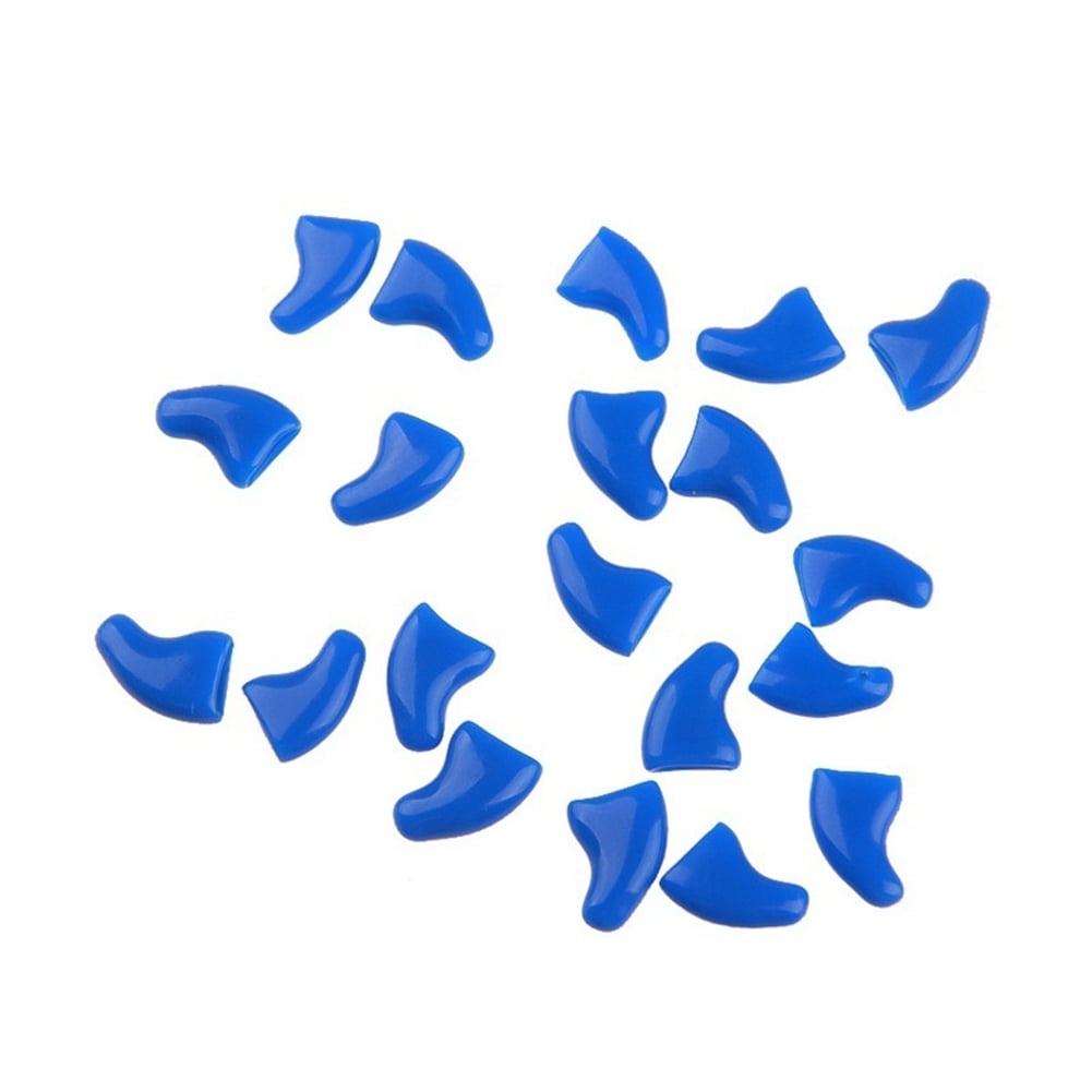 Eastshop 20Pcs Soft Plastic Colorful Cat Nail Caps Paw Claw Protector ...