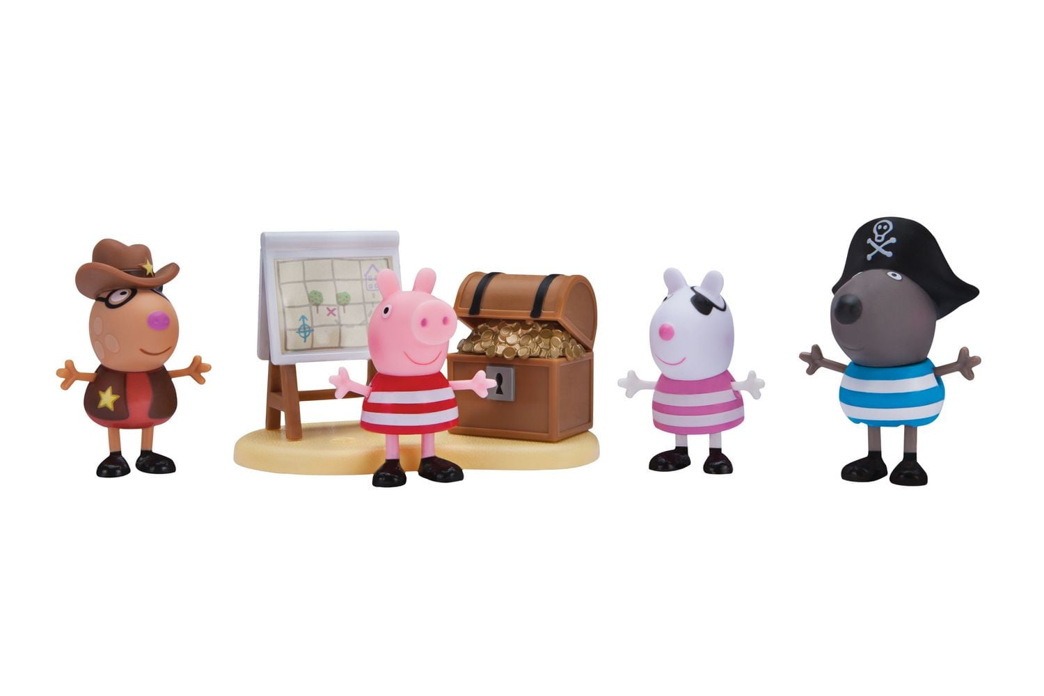 Peppa Pig Pirate Party 4 Figure Pack w/ accessories - Walmart.ca