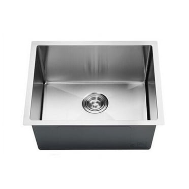 Sinber 23" x 18" x 9" Undermount Single Bowl Kitchen Sink with 18 Gauge ...
