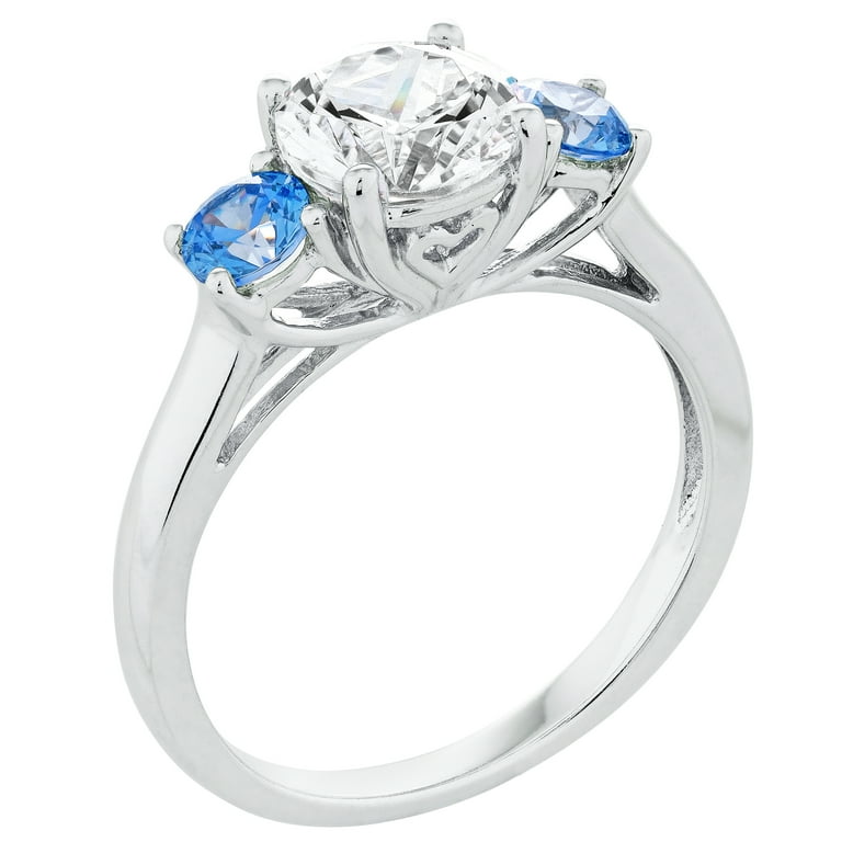 Fancy Blue Diamond Engagement Rings