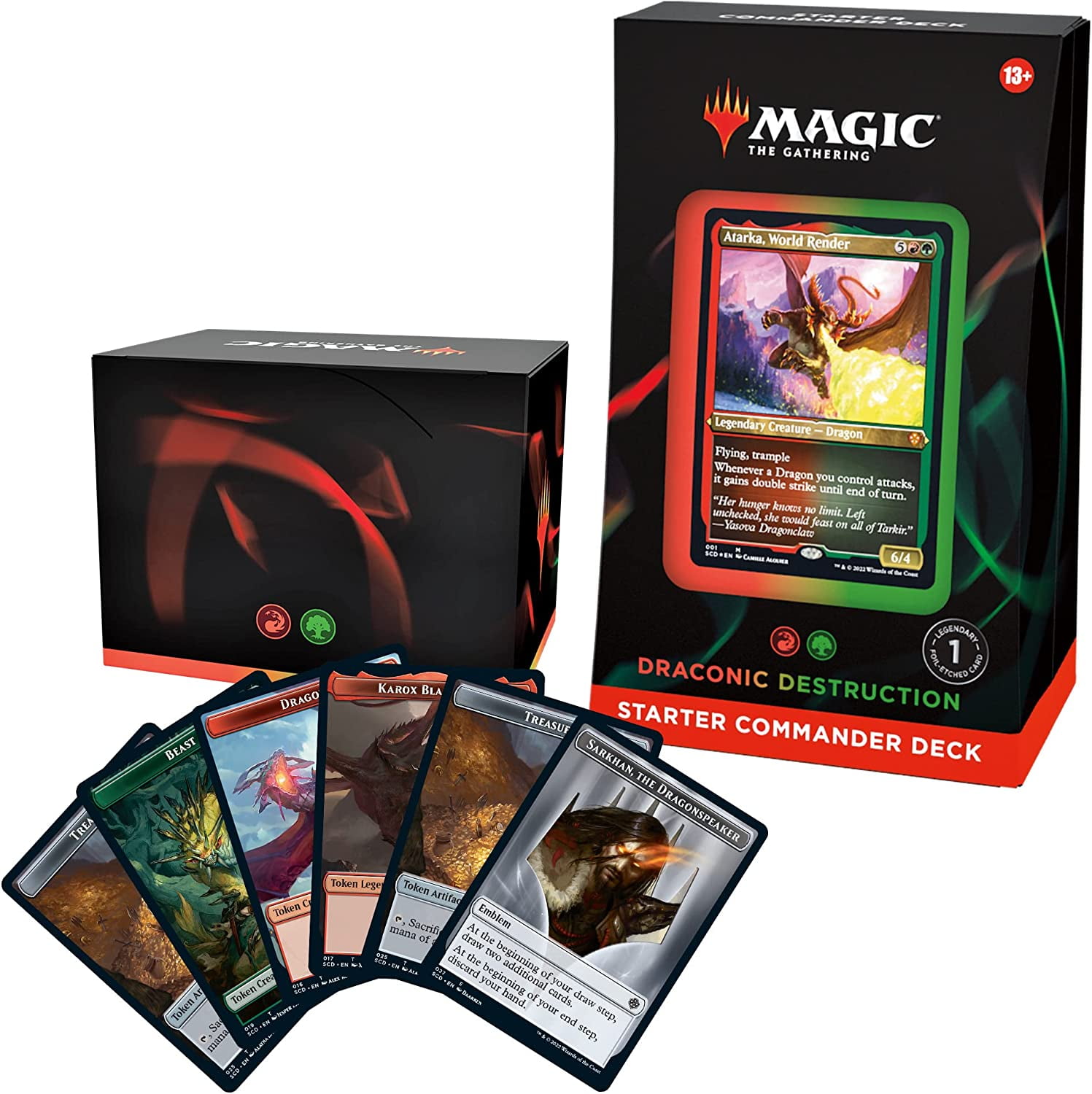 Magic: The Gathering Starter Commander Deck – Draconic Destruction (Red ...