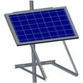 AIMS Power Adjustable Solar Panel Pole Mount Bracket - Fits 2 Panels up ...