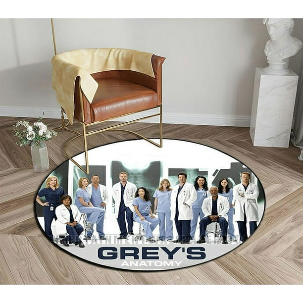 DEYOU Popular television shows Grey's anatomy Round Area Rugs Diameter ...