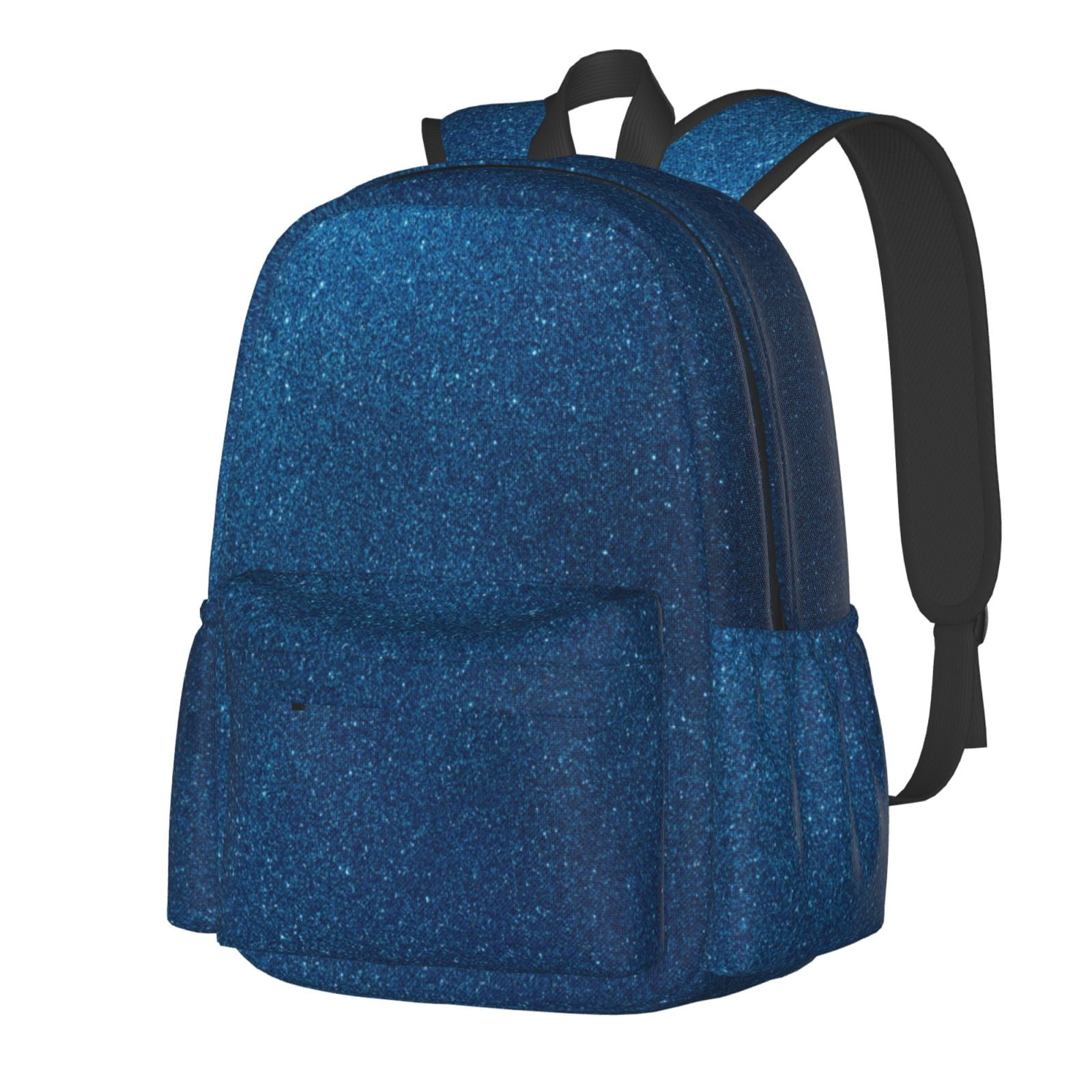 Disketp Deep Blue Glitter Mochila Escolar de Gran Capacidad y Peso ...