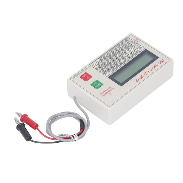 Capacitance Tester, Capacitor Meter Accurate ESR Automatic For Electric ...