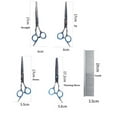 Pet Grooming Scissors Kit, Straight Curved Dog Cat Cutting Thinning ...