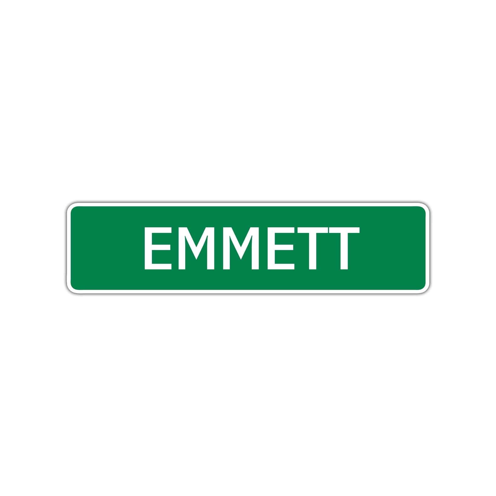 Emmett Boys Children Name Letter Printed Plaque Decoration Kids Novelty ...