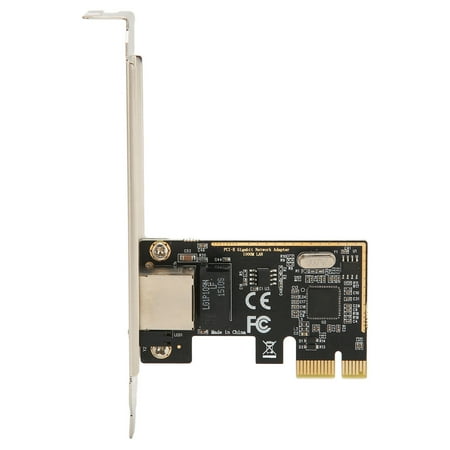PCIE Gigabit Card, Easy Installation 12cm Bracket PCIE Ethernet Adapter ...