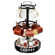 HDS K-Cup Holder Rack, 360 Degree Rotating Coffee Pod Carousel for 40 ...