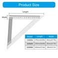 150mm Portable Stainless Steel Triangles Ruler with Clear Scale for ...