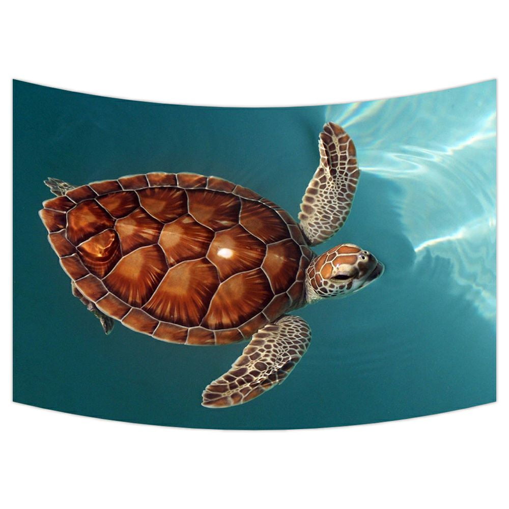 ZKGK Sea Turtle Tapestry Wall Hanging Wall Decor Art for Living Room ...