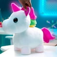 Adopt Me! Neon Unicorn LED Stuffed Animal - Glowing Plushie with Three ...