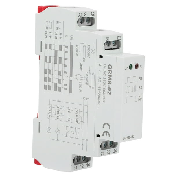 Din Rail Impulse Relay,GRM8-02 Electronic Impulse Relay Impulse Relay ...