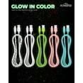Liquipel Powertek Glow in Dark Cable Lightning - Pink - Walmart.com