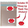 36 Pack 3 Assorted Sizes 4x8 6x10 8x12 Inch Metallic Bubble Mailers