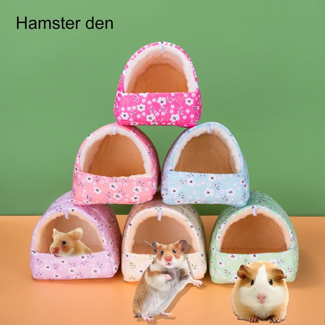 Rat Hamster House Bed Winter Warm Fleece Small Pet Squirrel Chinchilla ...