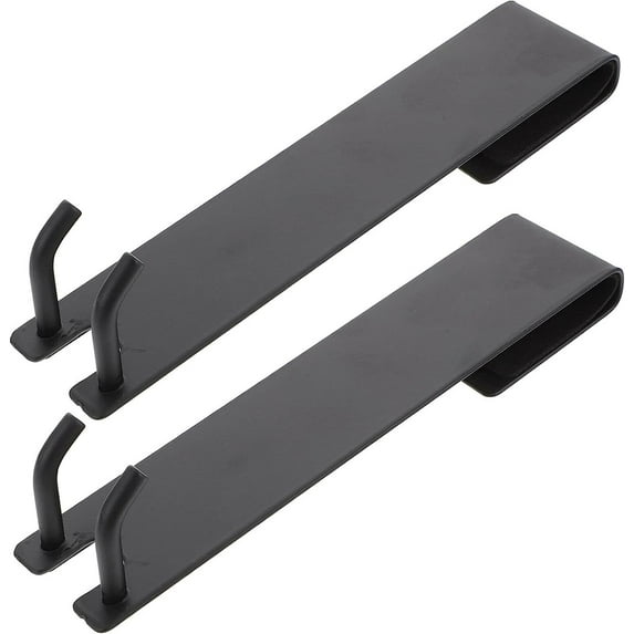 2pcs No Punching Hook Bath Towel Hook Frameless Over Door Hooks ...